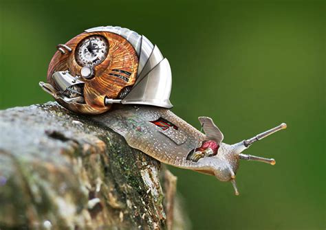 Snail Robot By Mongkhon On Deviantart