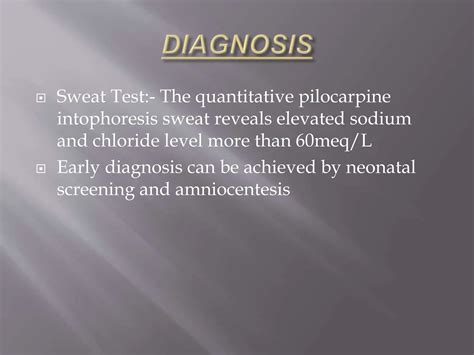 Cystic Fibrosis Causes Symptoms And Treatment Ppt