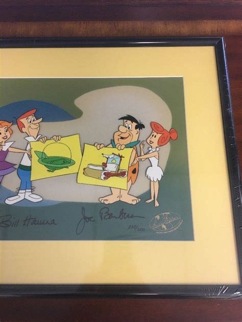 Flintstones And Jetsons Hanna Barbera Limited Edition Signed And Numbered