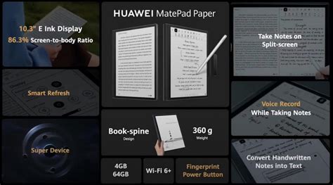 Huawei Matepad Paper With Inch E Ink Display Nd Gen M Pencil Announced