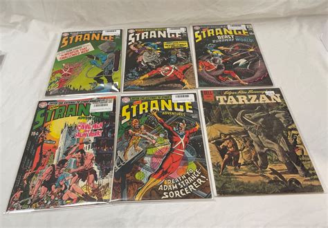 6 Comic Books Tarzan And Adam Strange