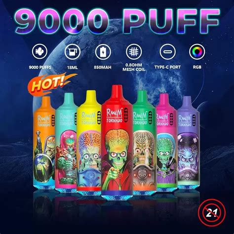Pods Desechables Randm Tornado 9000 Caladas 18ml Venta Al Por Mayor