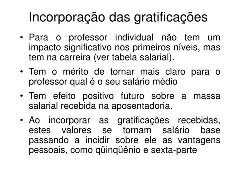 PPT Reajuste salarial e Incorporação das gratificações PowerPoint Presentation ID