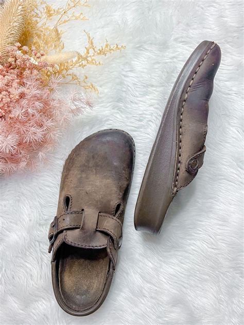 Birkenstock Boston Oil Leather Womens Fashion Footwear Flats