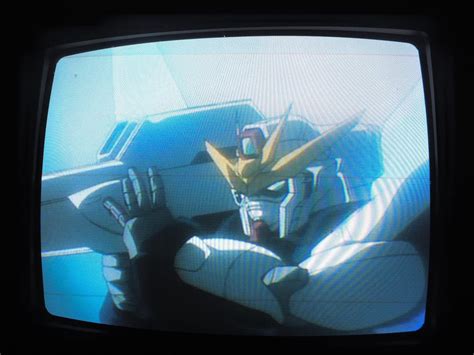 After War Gundam X Looking Nice On A Crt Tv Part 1 Rgundam