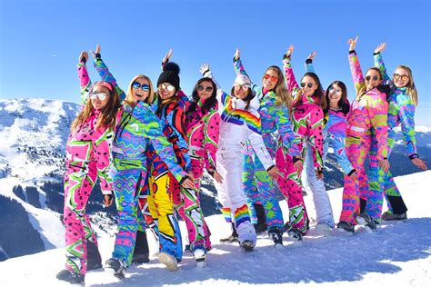 Ski Suits Retro Styled Sustainable Ski Wear Retro Ski Suit Skiing Outfit Apres Ski Party