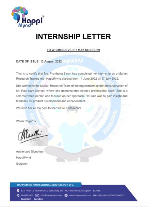 Prarthana Singh On Linkedin Opportunity Internship Share Mentalhealthawareness