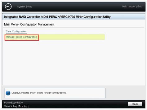 How To Import A “foreign Configuration” In The Raid Controller Using