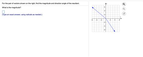 Solved For The Pair Of Vectors Shown On The Right Find The Chegg