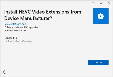 HEVC Video Extensions Free Download