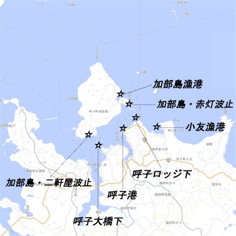 呼子町釣り場ポイントマップ釣り広場com