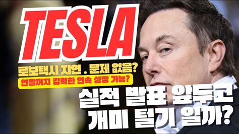 테슬라 주가 어디까지 오를까 실적 발표 앞두고 있는 테슬라 주가 폭락할까 미래 성장 가능성 분석 미국주식 테슬라주식전망