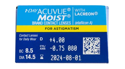 1 Day Acuvue Moist Astigmatism Cheap Contact Lenses Lensdirect