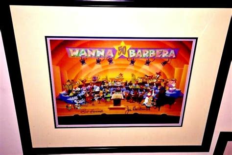 Flintstones Original Cel Hanna Barbera Signed A Yabba Dabba Doo 50th