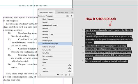 solved numbered lists adobe community 13117429