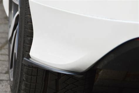 Black Gloss Performance Rear Bumper Side Flaps Splitters For Opel Insignia B Grandsport Opc