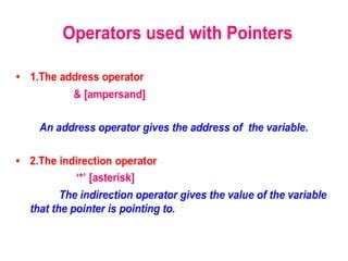 Pointers C Programming PPT