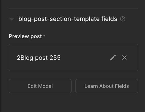 Section With Data Model Reference Do Not Return Entriched Object