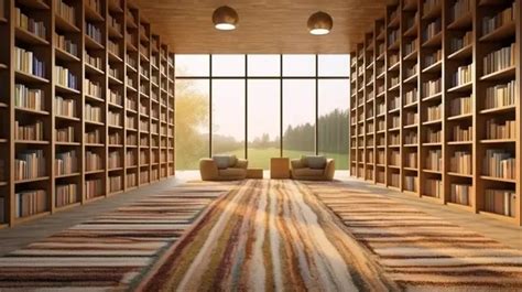 An Old Bookcase In A Library Background 3d Illustration Stockfoto 3d