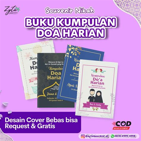 Jual Souvenir Buku Kumpulan Doa Doa Harian Anak Sehari Hari Desain