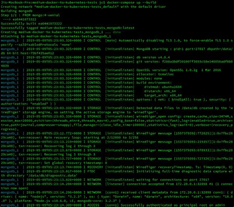 Docker 부터 Kubernetes 까지 6 Mongodb 작업하기 코드팩토리 블로그