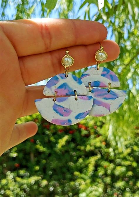 Aritos De Porcelana Fria Aros Artesanal Accesorios