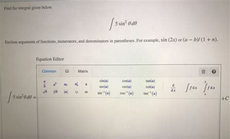 Solved Evaluate The Definite Integral Given Below If You