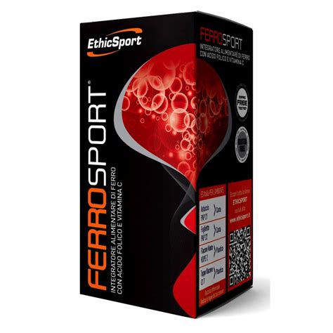 EthicSport Ferro Sport Cpr Integratore Di Ferro Con Acido Folico E Vitamina C