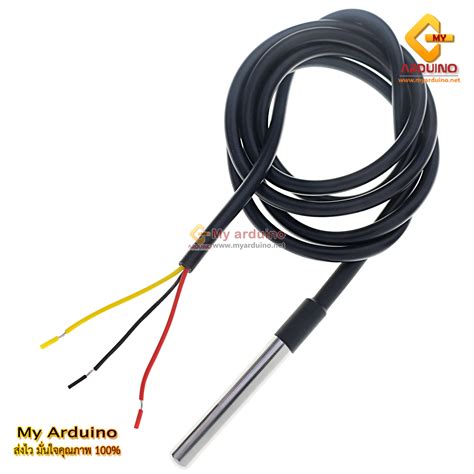 Ds18b20 Full Waterproof Temperature Sensor เซ็นเซอร์วัดอุณหภูมิกันน้ำ