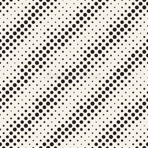 Modern Stylish Halftone Texture Endless Abstract Background With Random Circles Vector