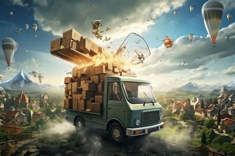 Swift Express Delivery Ai Premium Ai Generated Image