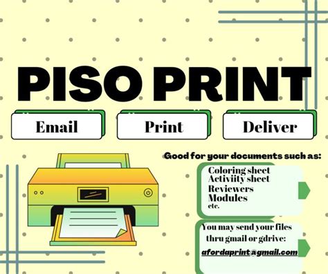 Piso Print Documents 70 Gsm Lazada Ph