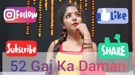 52 Gaj Ka Daman Dance Cover Avantika Youtube