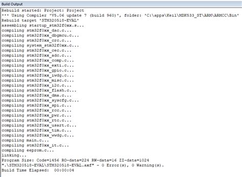 Stm32f051r8 Is Not Supported By Toolchain Keil Forum Support Forums Arm Community