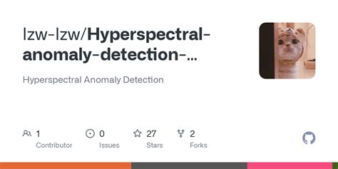 GitHub Lzw Lzw Hyperspectral Anomaly Detection Methods Hyperspectral