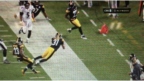 Steelers Ross Cockrell Keeps Feet Inbounds After Cam Heyward Forces