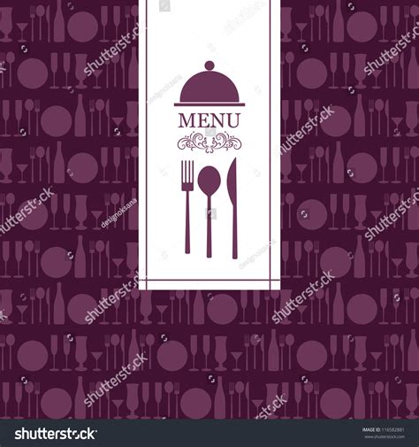 Vector Restaurant Menu Stock Vector Royalty Free 116582881