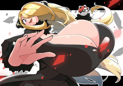 Cynthia Pokemon And More Drawn By Toudori Danbooru
