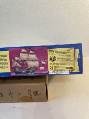 Sir Henry Morgan Pirate Ship Plastic Lindberg 1160 Model Kit 70859