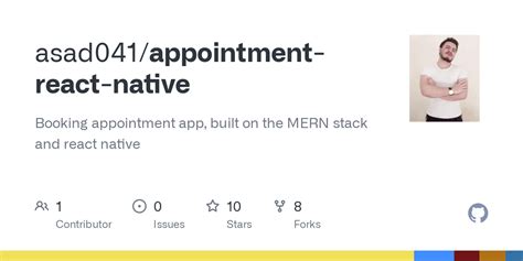 Github Asad041 Appointment React Native Booking Appointment App
