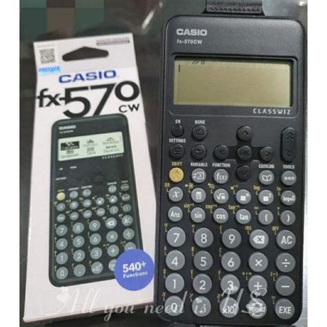 Casio Fx 570cw Fx 570cw Scientific Calculator With Free Classwiz Book Shopee Philippines