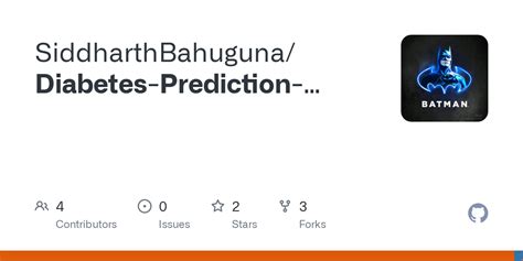 Github Siddharthbahugunadiabetes Prediction Using Machine Learning