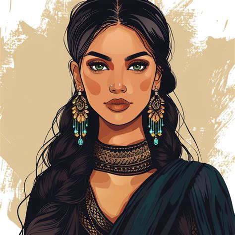 Moda Hermosa Chica Negra Asiática Modelo Con Estilo Cottagecore