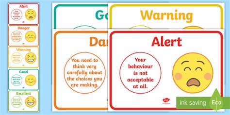Positive Behaviour Management Strategies Rainbow Display