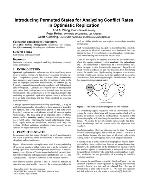 Introducing Permuted States For Analyzing Conflict Rates In Optimistic