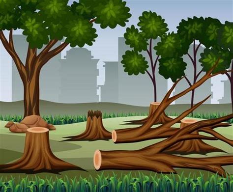 Tree Cutting Vector Art Icons And Graphics For Free Download
