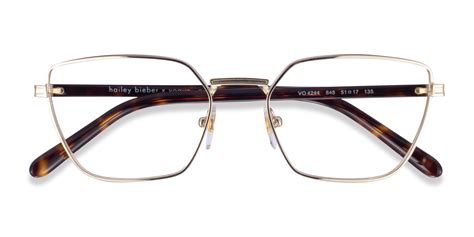 Vogue Eyewear Vo4244 Rectangle Pale Gold Frame Glasses For Women