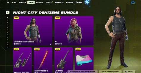 How To Get Cyberpunk 2077 Johnny Silverhand and V Skins Fortnite | Fragster