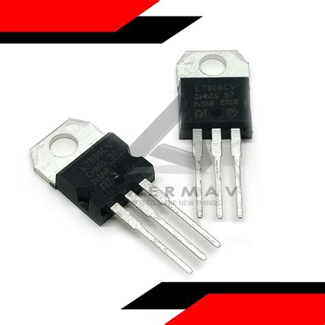 2pcs L7808 Voltage Regulator PowerMav Electronics Store