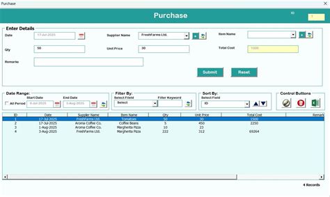 Restaurant Management System V2 0 In Excel Vba Pk An Excel Expert